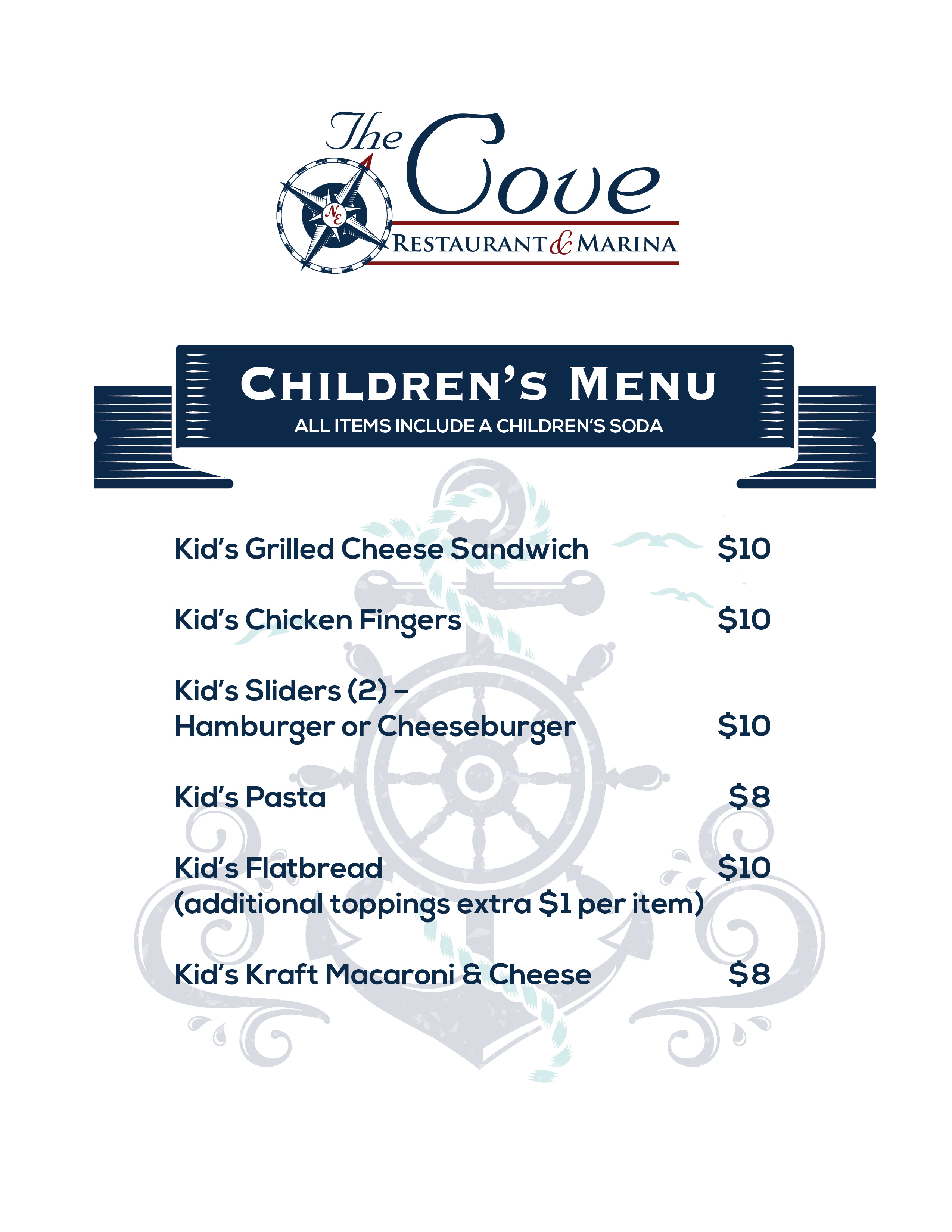 Marina | The Cove Restaurant & Marina